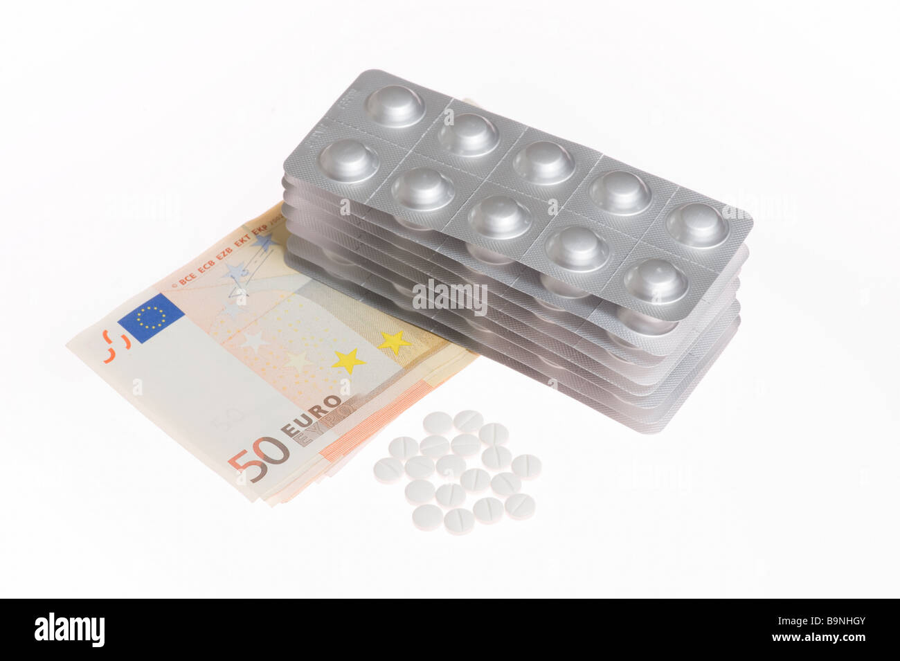 money pill isolated on the white background Stock Photo - Alamy