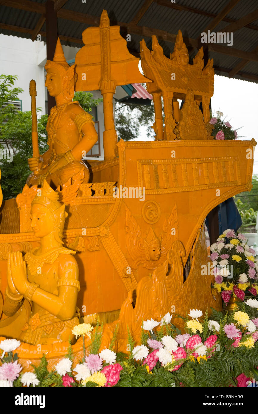 Khao Phansa (Candle and wax Festival) Ubon Ratachatani Thailand Stock ...