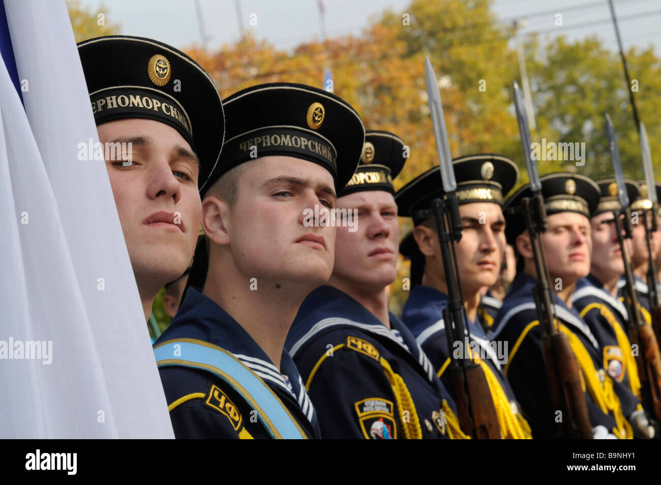 Russian sailors from the Black Sea Fleet in Sevastopol, Crimea, Ukraine ...