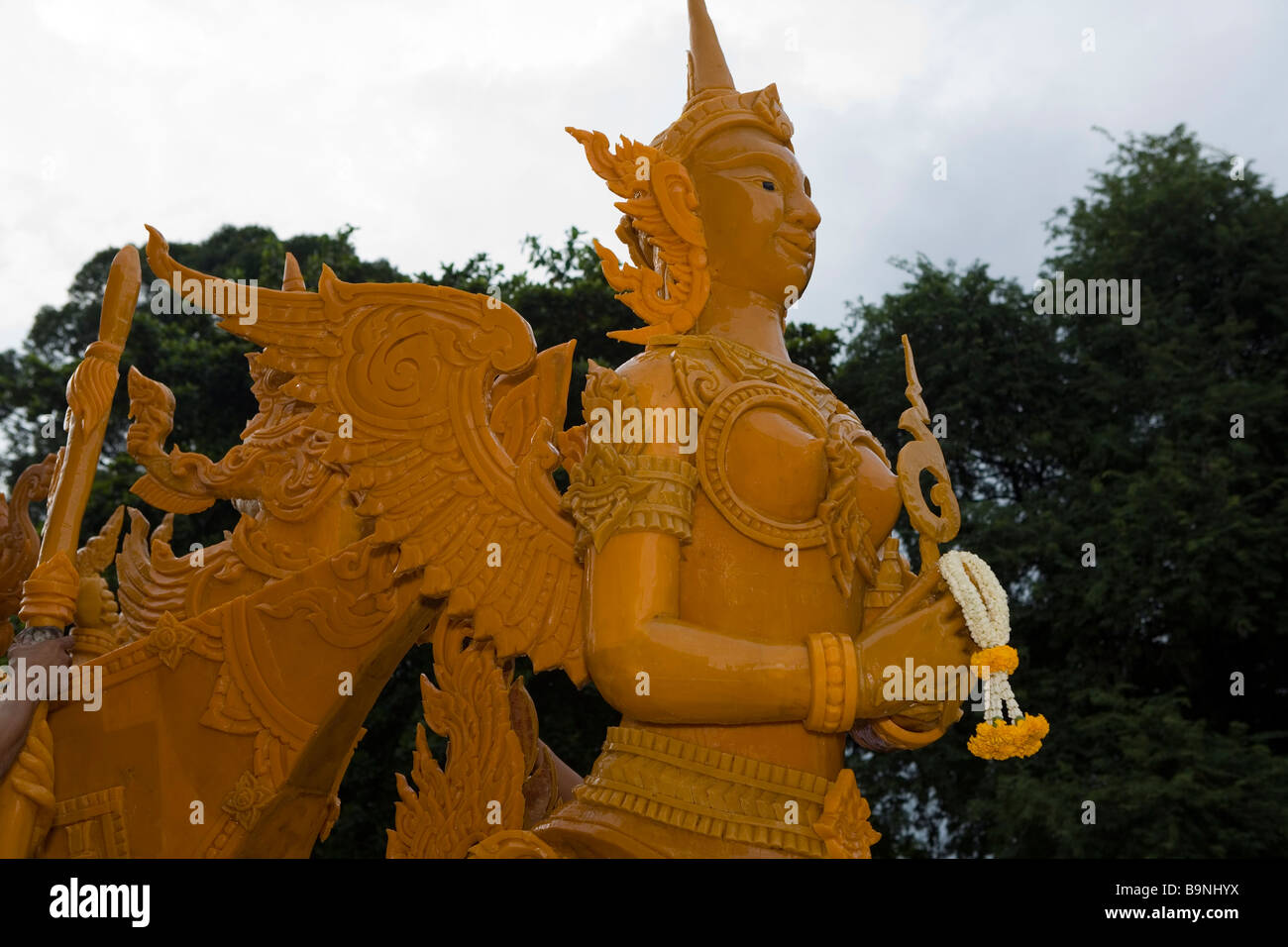 Khao Phansa (Candle and wax Festival) Ubon Ratachatani Thailand Stock ...