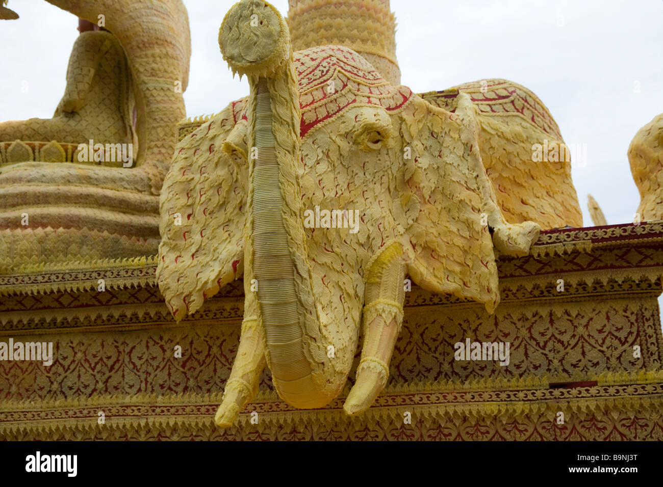 Khao Phansa (Candle and wax Festival) Ubon Ratachatani Thailand Stock ...