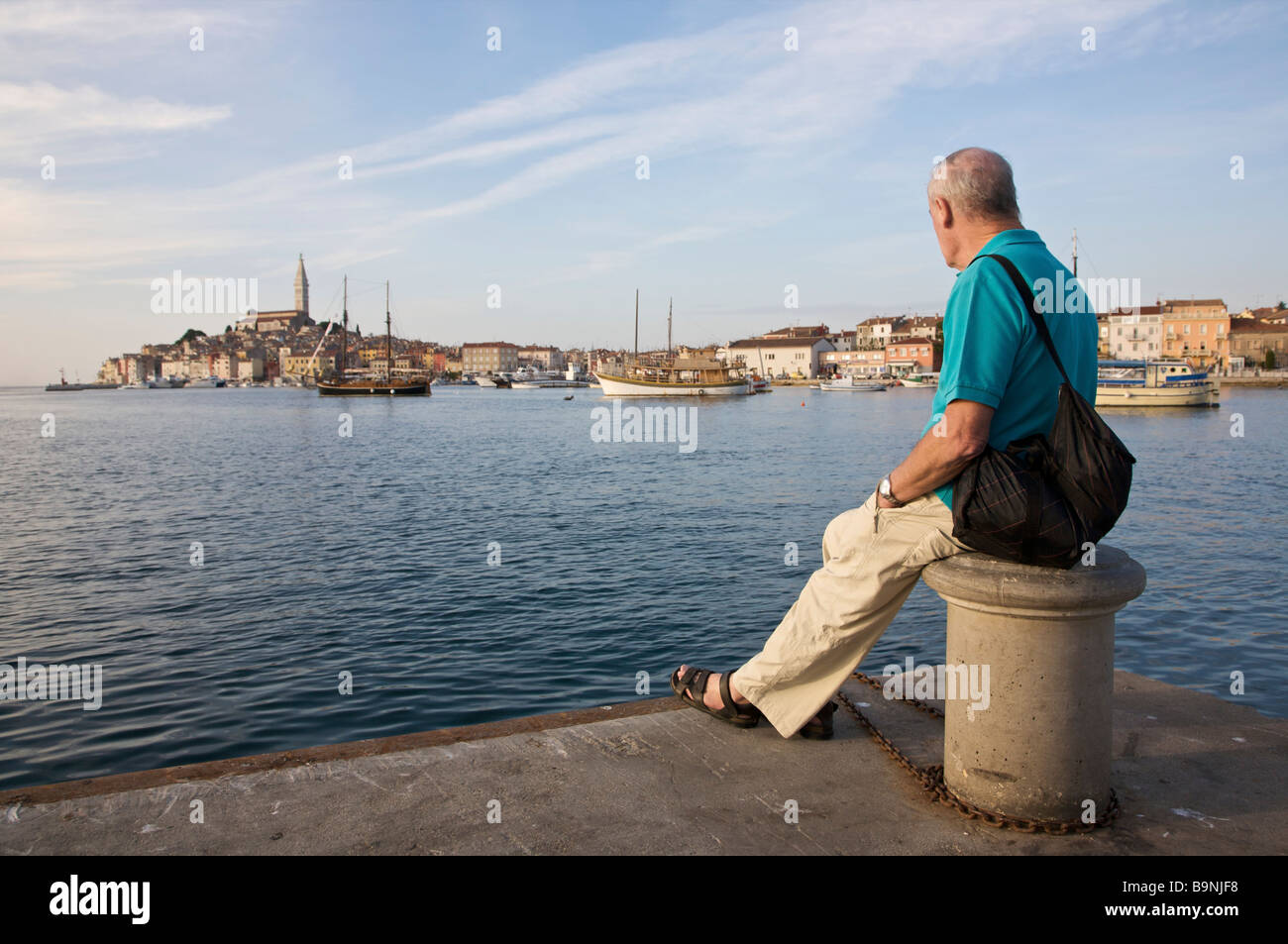 Male harbour view hi-res stock photography and images - Alamy