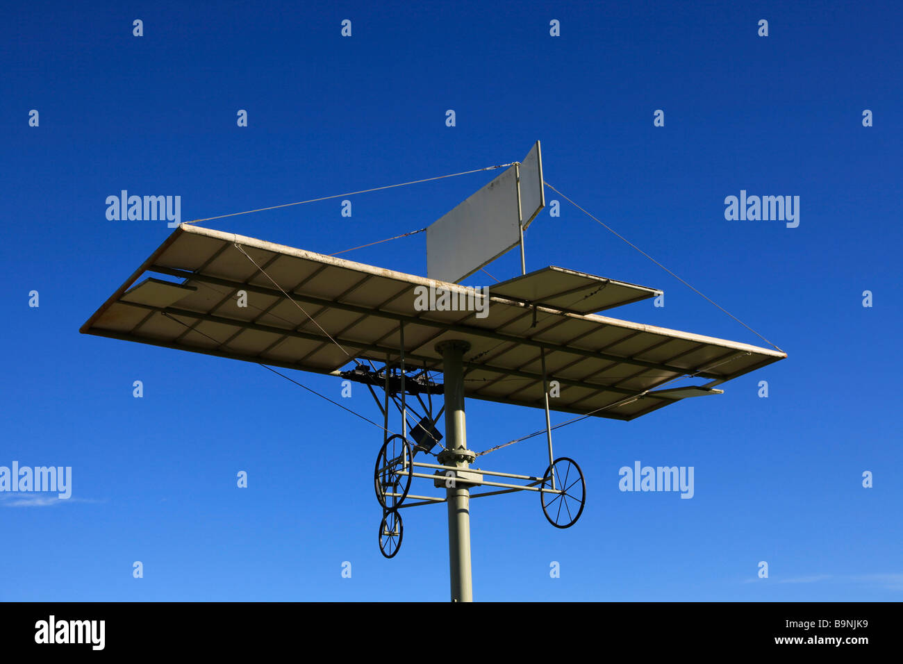 Richard Pearse Memorial featuring a replica of his aircraft, the first ...
