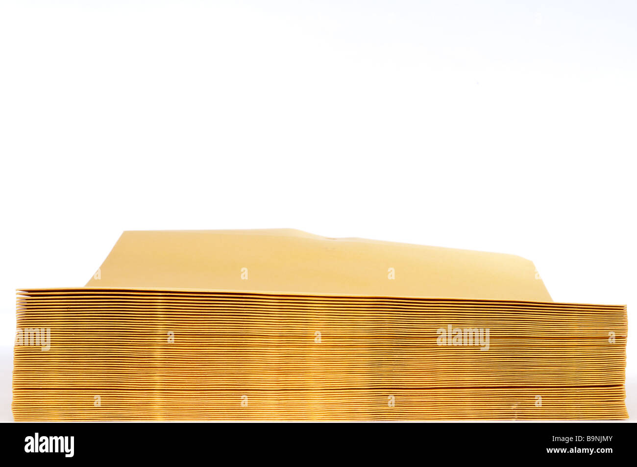 A stack of manila envelopes with space for copy Stock Photo - Alamy