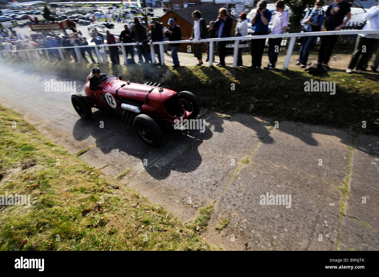 1929 24litre Napier Bentley Brooklands test hill challenge Stock Photo ...