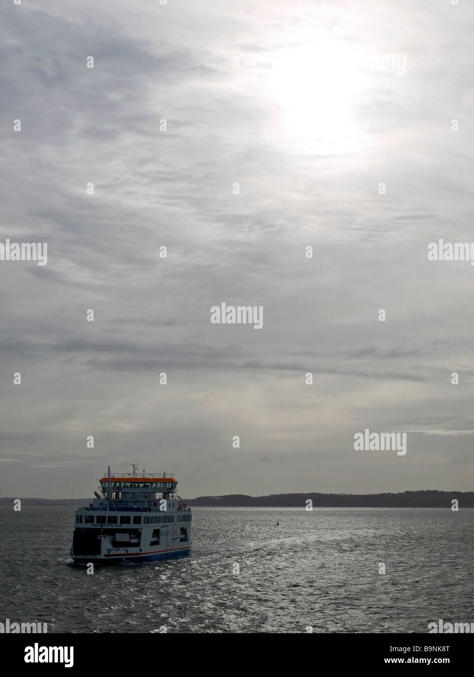 Isle of Wight ferry Wight Light heading for Lymington from Yarmouth ...
