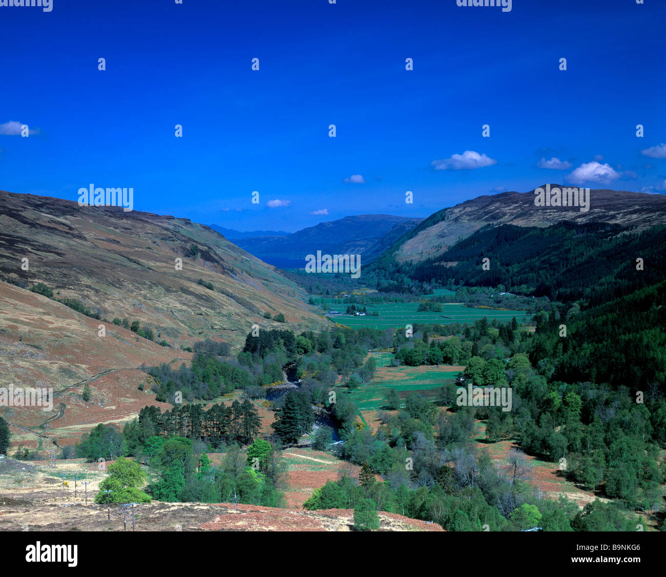 View of Strath More towards Loch Broom, Scotland Stock Photo - Alamy