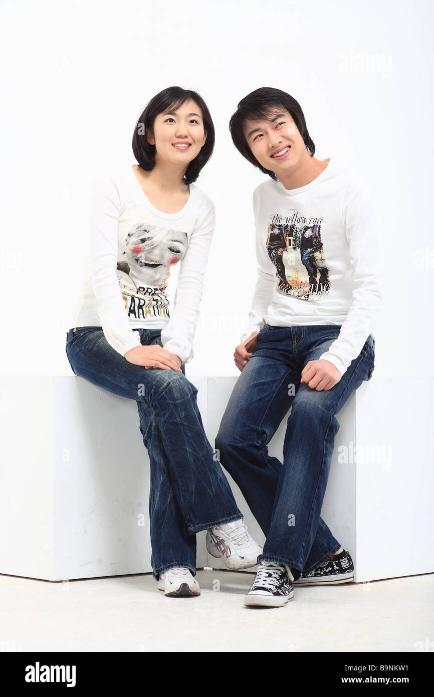 Everyday Life of Young Couple Stock Photo - Alamy