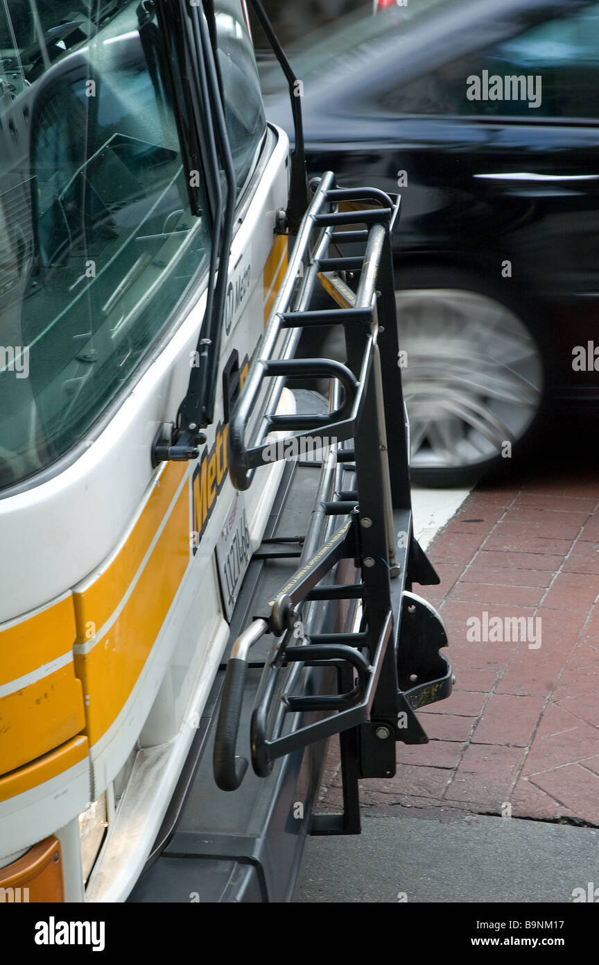 Bike rack on bus hi-res stock photography and images - Alamy