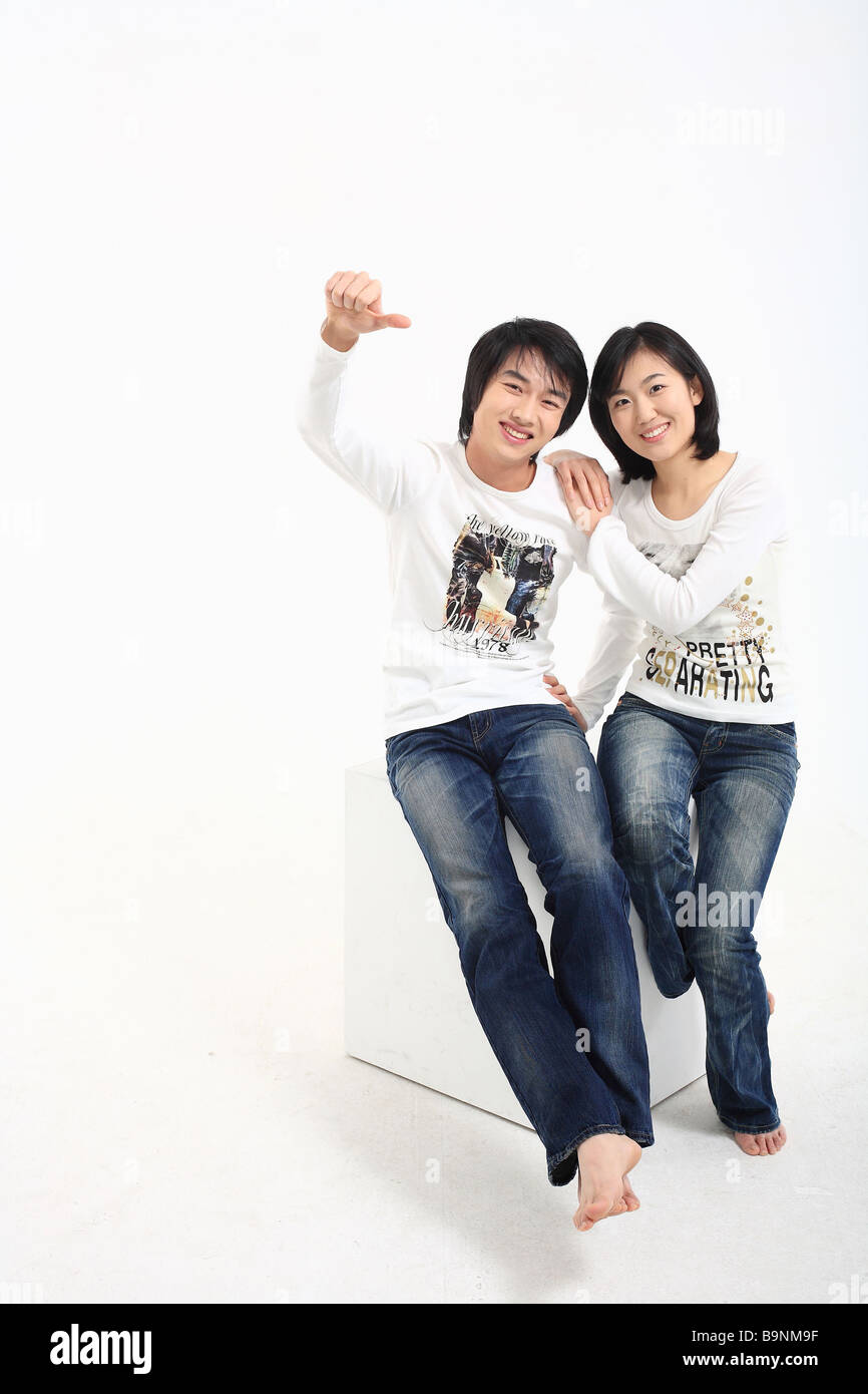 Everyday Life of Young Couple Stock Photo - Alamy