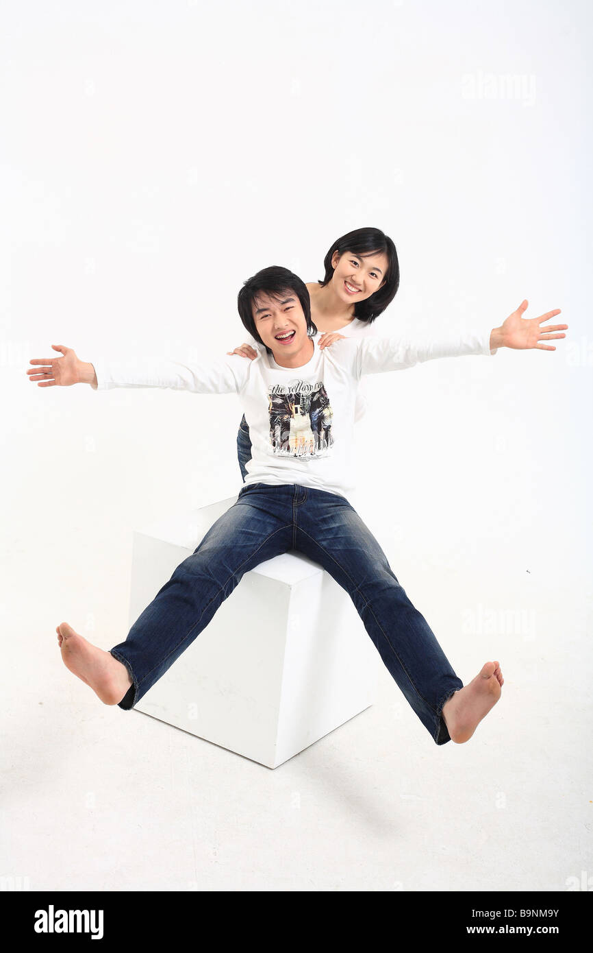 Everyday Life of Young Couple Stock Photo - Alamy