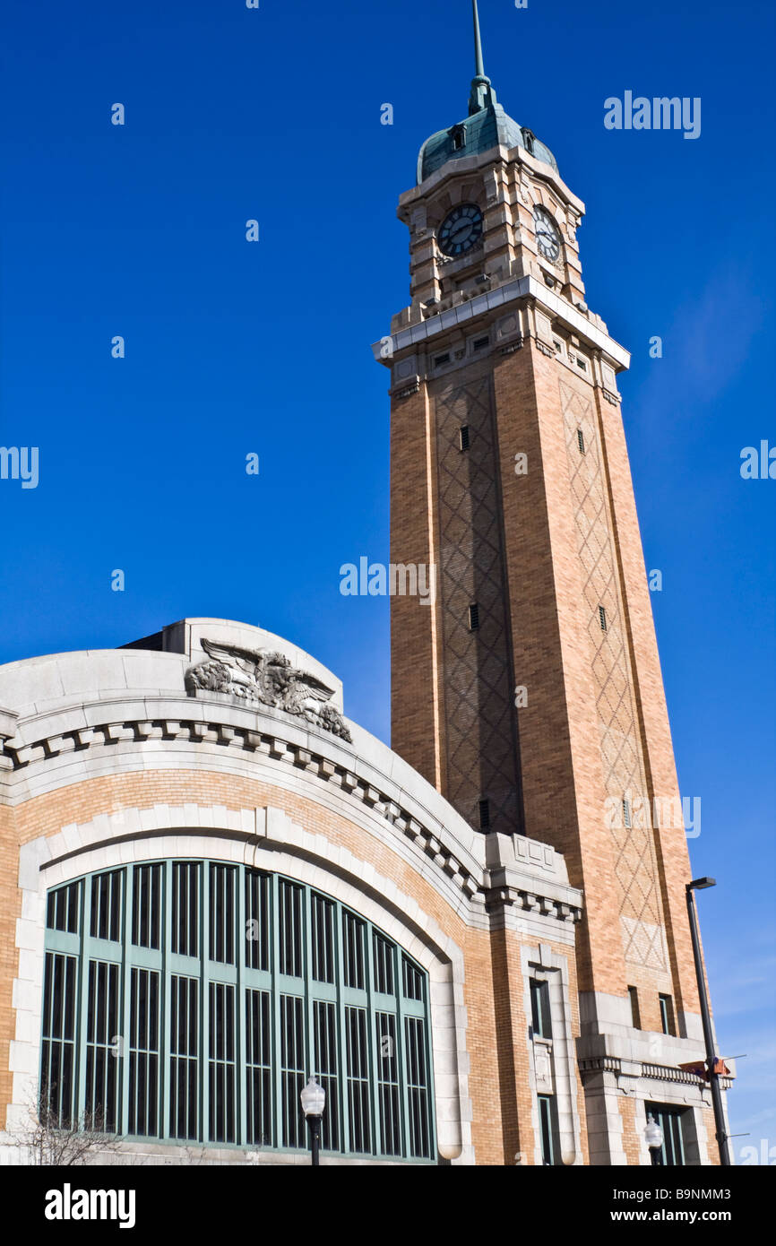 Clock Tower in Ohio City Stock Photo - Alamy