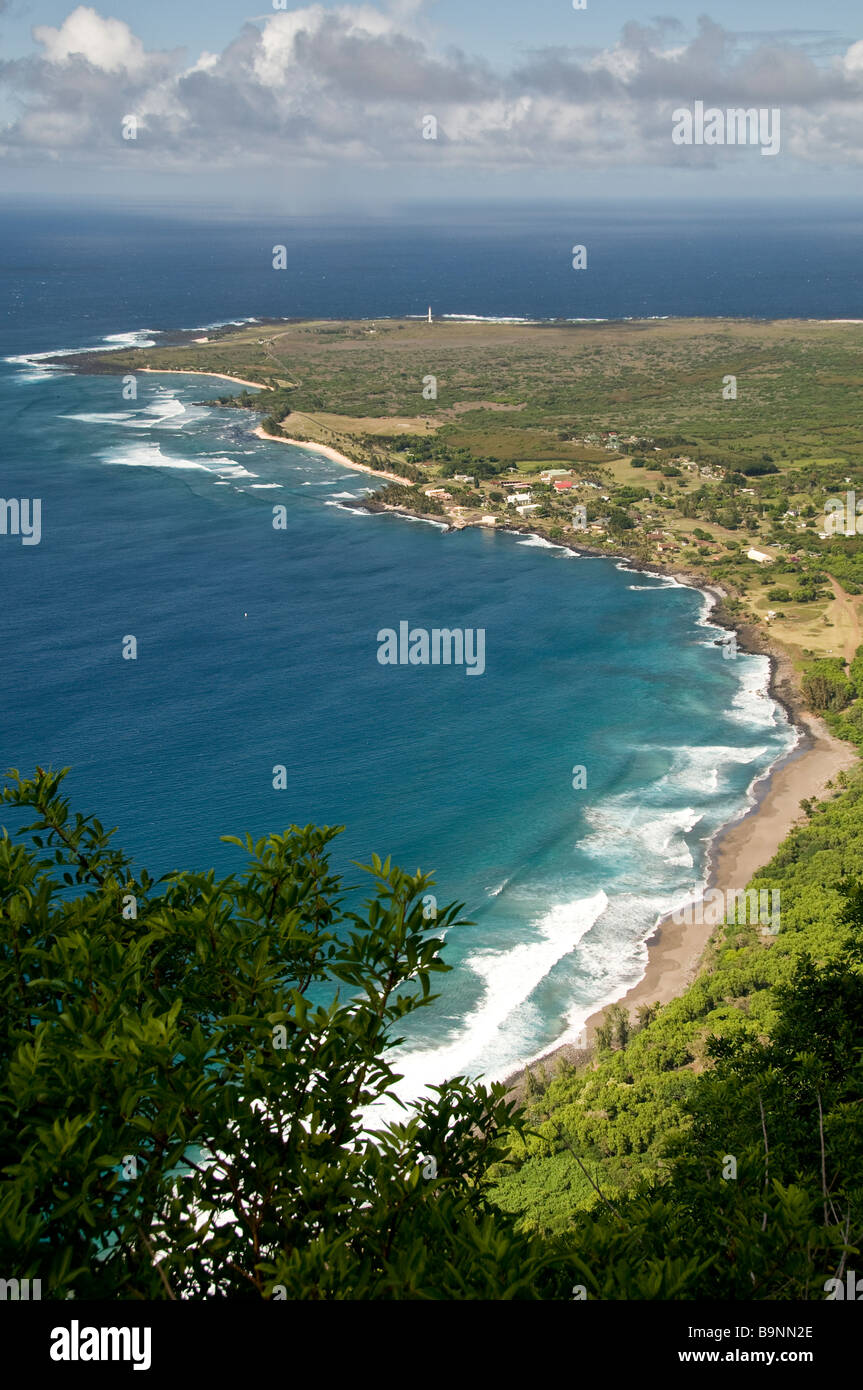 Kalaupapa Peninsula, home of Kalaupapa National Historical Park, from ...