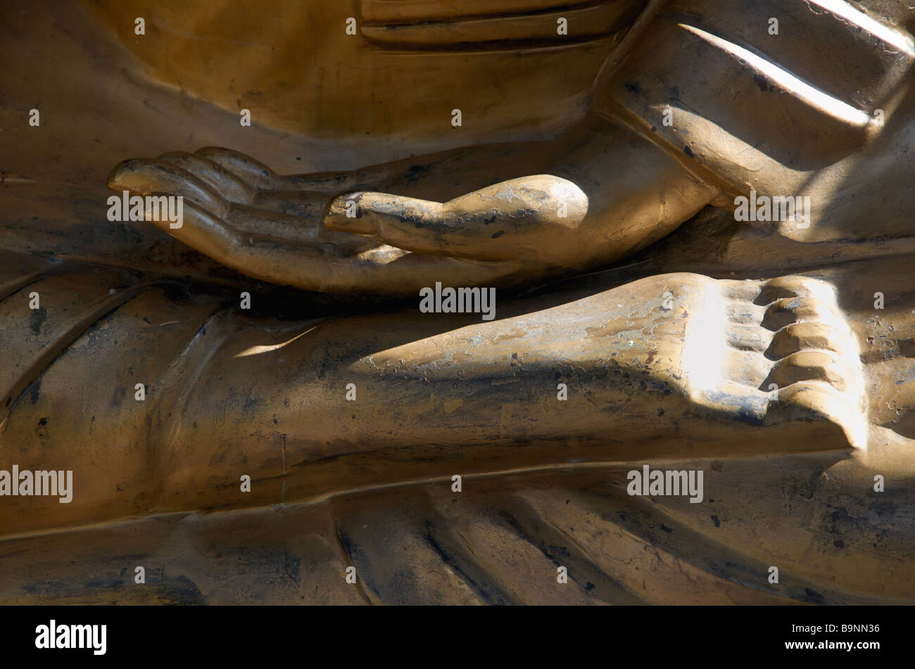buddha hand and foot Stock Photo - Alamy