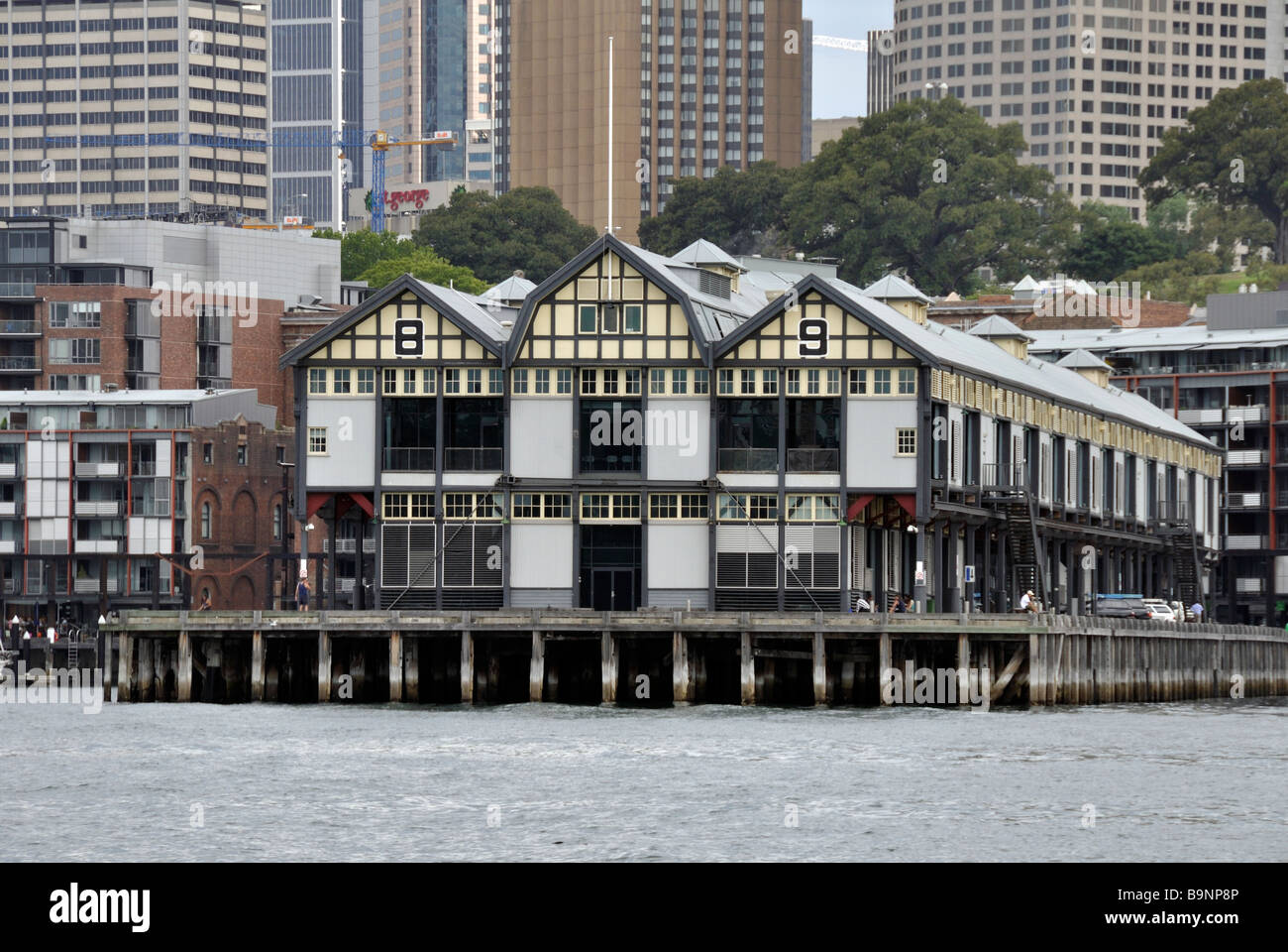 Walsh Bay finger wharfs Sydney Stock Photo - Alamy