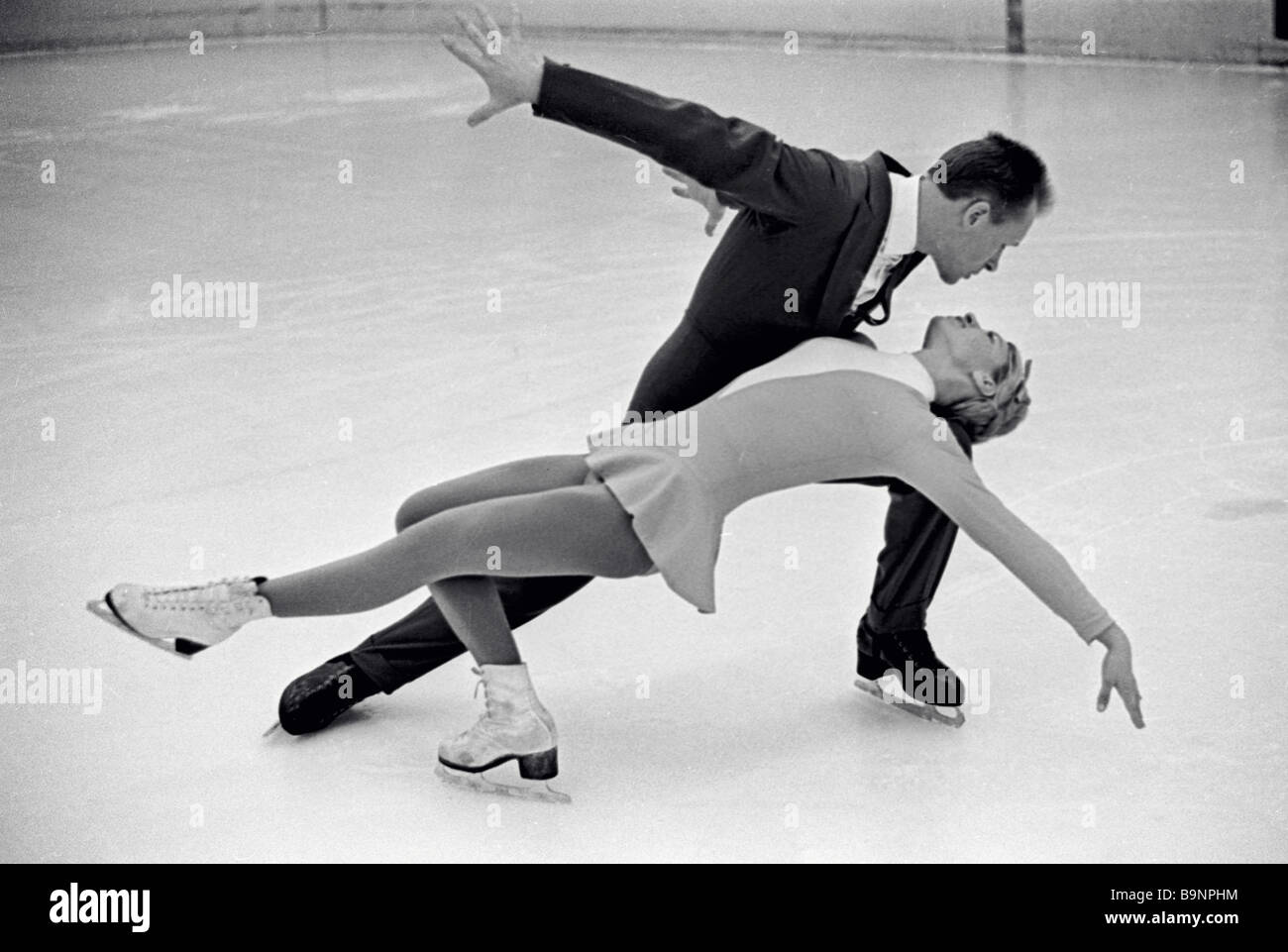 Olympic Games figure skating champions Lyudmila Belousova right and ...