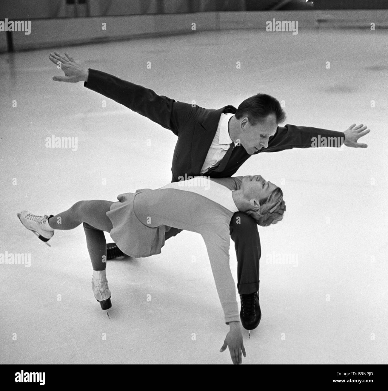 World and European figure skating champions Lyudmila Belousova bottom ...