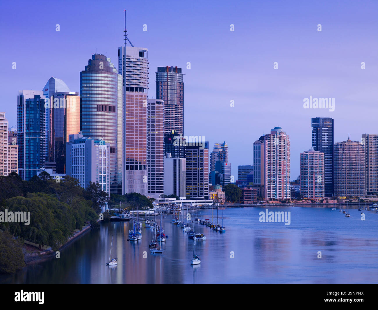 Brisbane Australia cityscape view from Kangaroo Point Stock Photo - Alamy