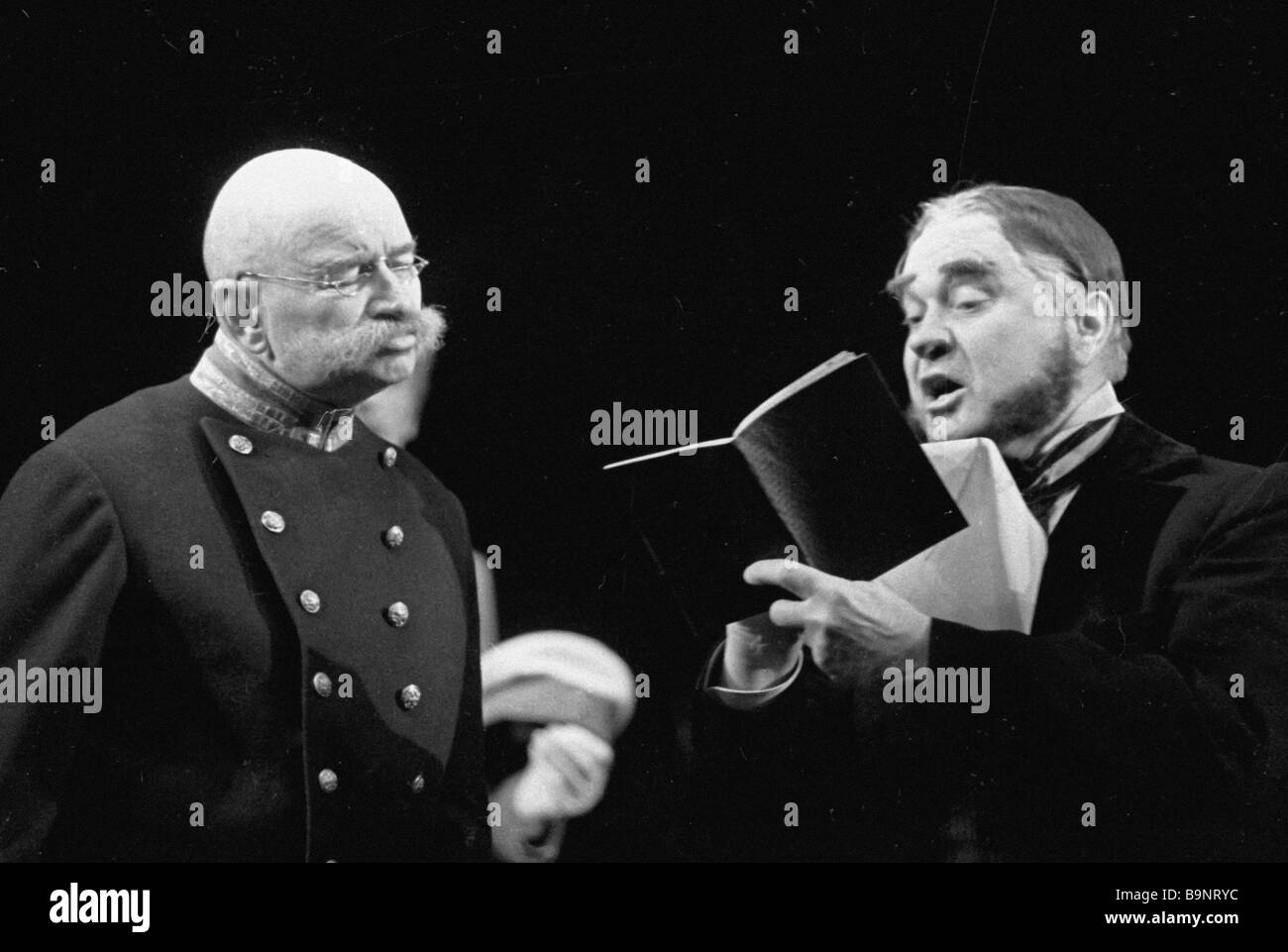 People s artists of the USSR Nikolai Plotnikov left as Krutitsky and ...