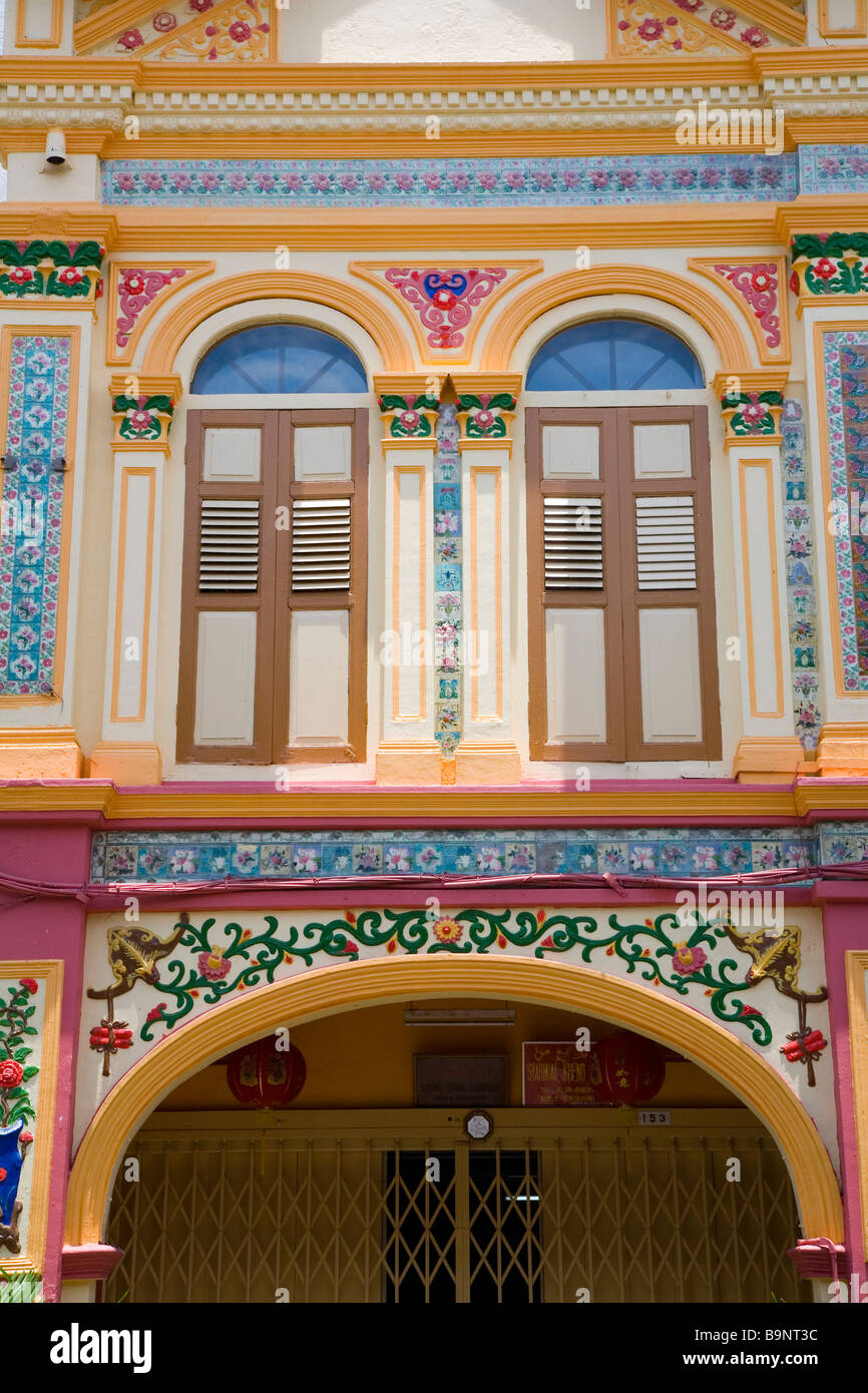 Building frontage in Chinatown, Kuala Terengganu, Malaysia Stock Photo ...