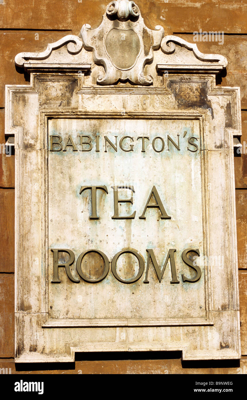 Babingtons restaurant tea room piazza hi-res stock photography and ...