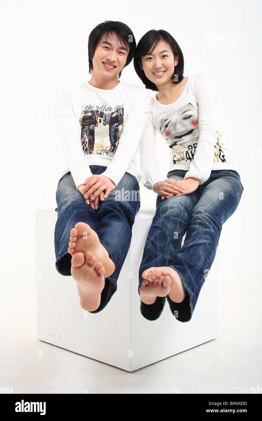 Everyday Life of Young Couple Stock Photo - Alamy