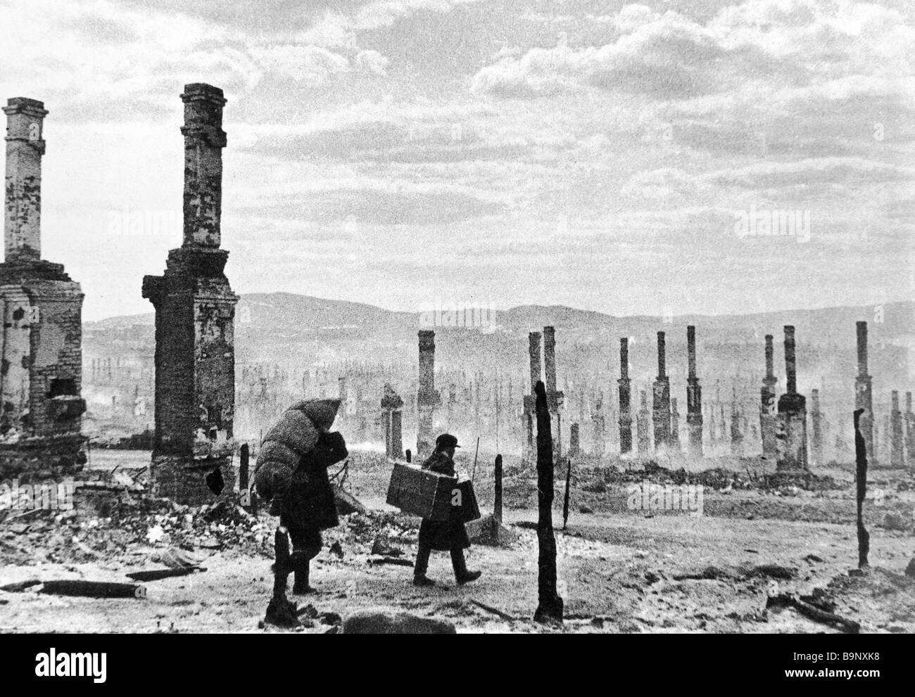 Nazi bombers destroyed Murmansk but the city withstood Stock Photo - Alamy