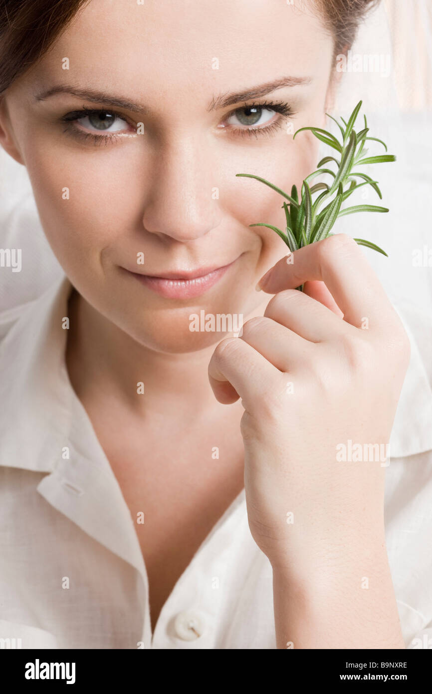 Woman rosemary eye contact hi-res stock photography and images - Alamy