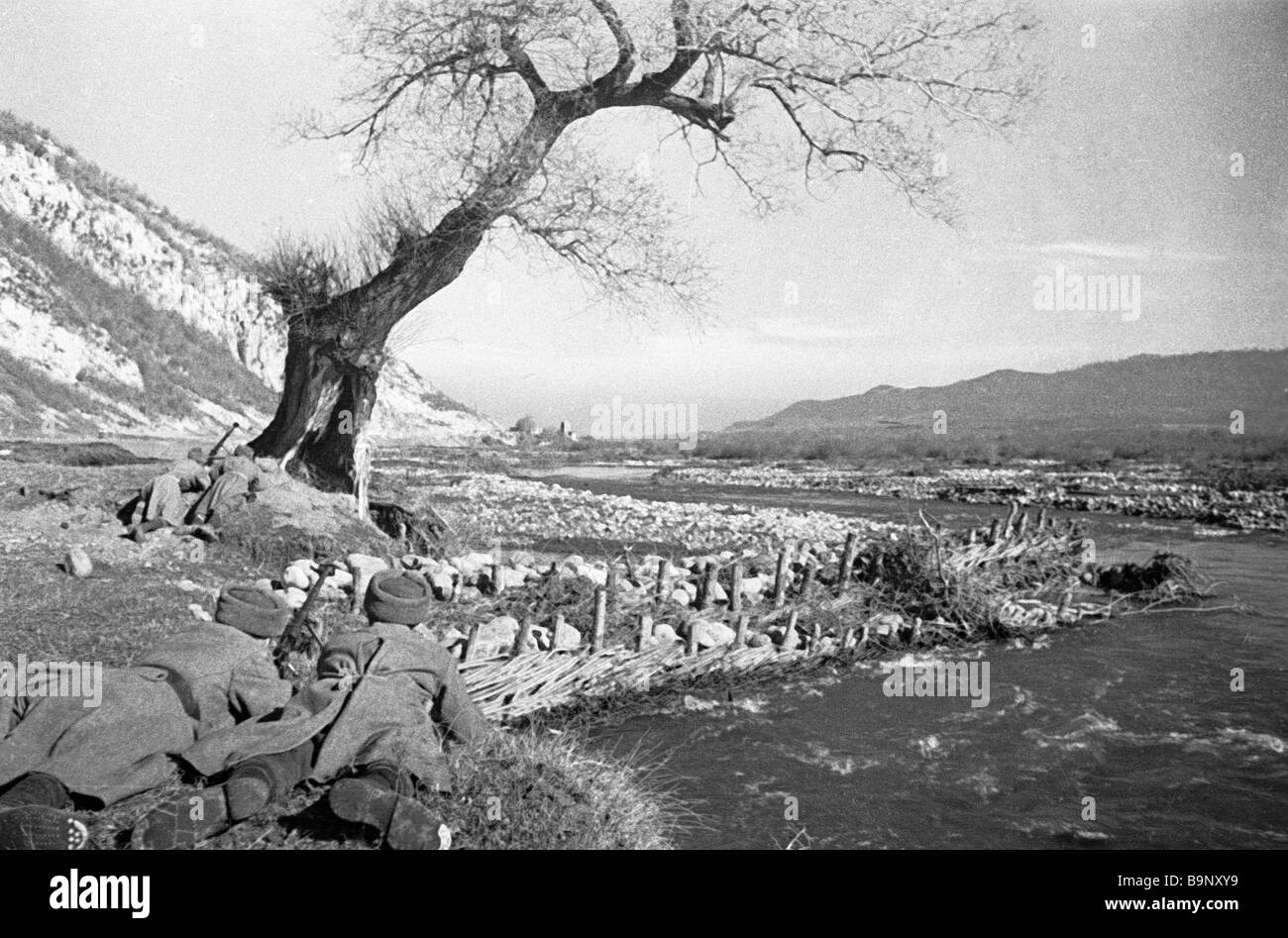 Units of the Soviet Caucasian front fighting in the Northern Caucasia ...