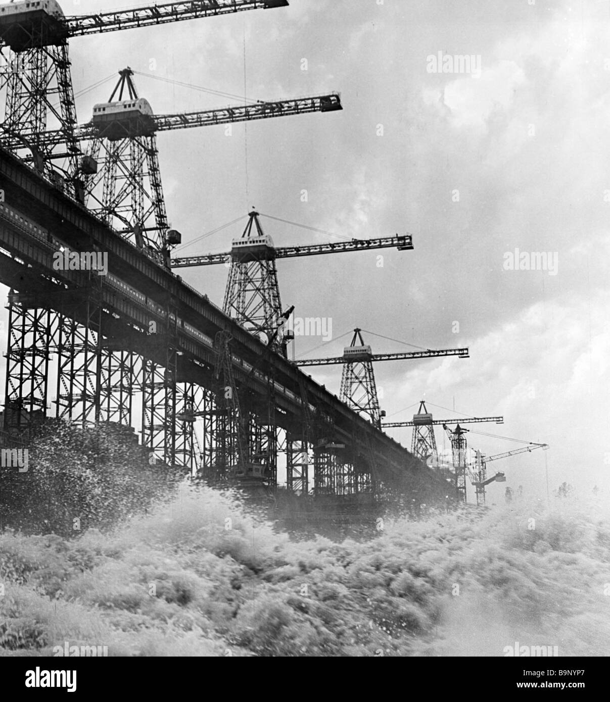 A section of the Bratsk hydro project A section of the Bratsk hydro ...