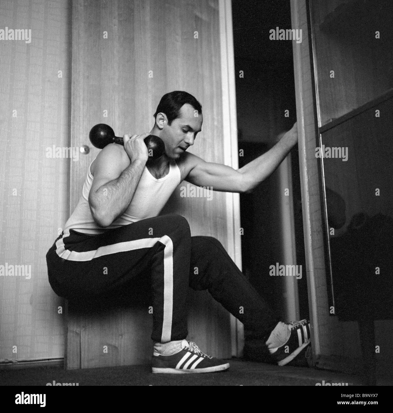 Track and field athlete Valery Brumel World and Olympic high jump ...