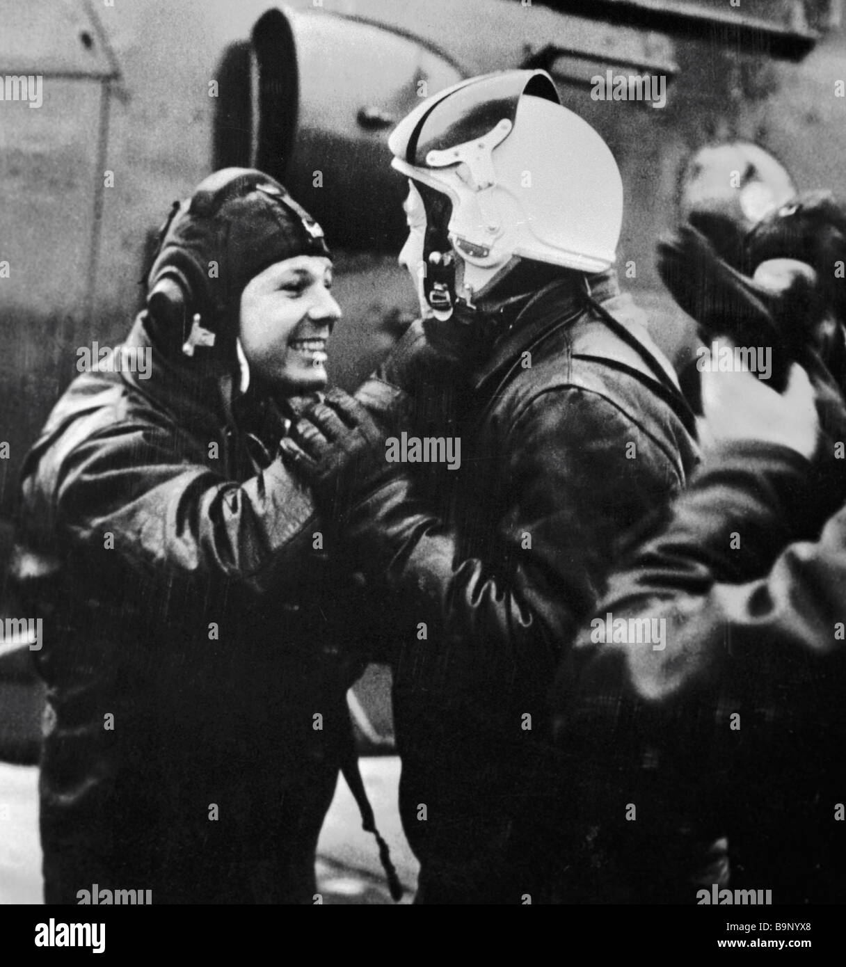 Pilot Cosmonaut of the USSR and Hero of the Soviet Union Yury Gagarin ...