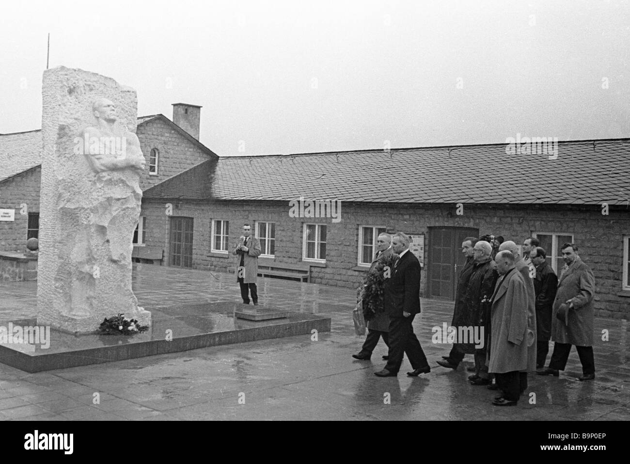 Memorial to General Dmitry Karbyshev in Mauthausen Stock Photo - Alamy