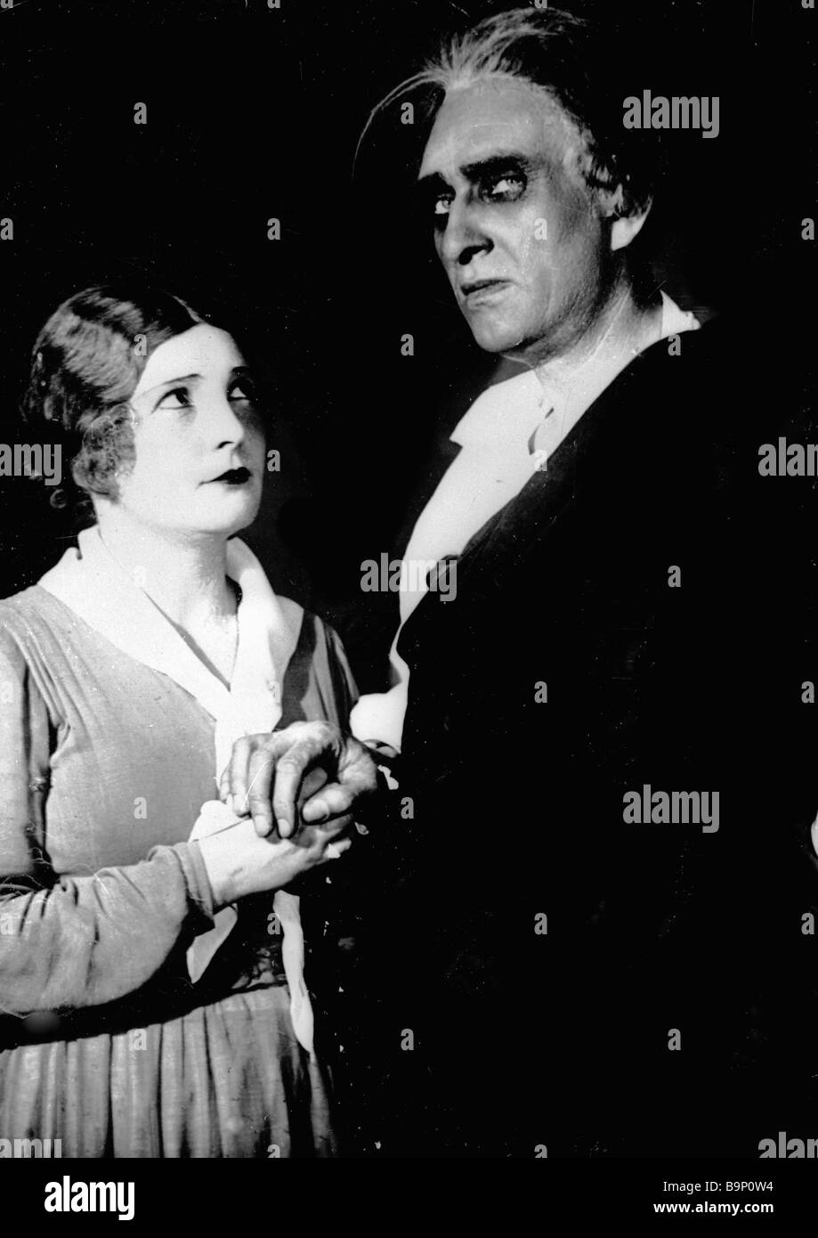 Mukhin as Neschastlivtsev and Vasilyeva as Aksyusha in Alexander ...