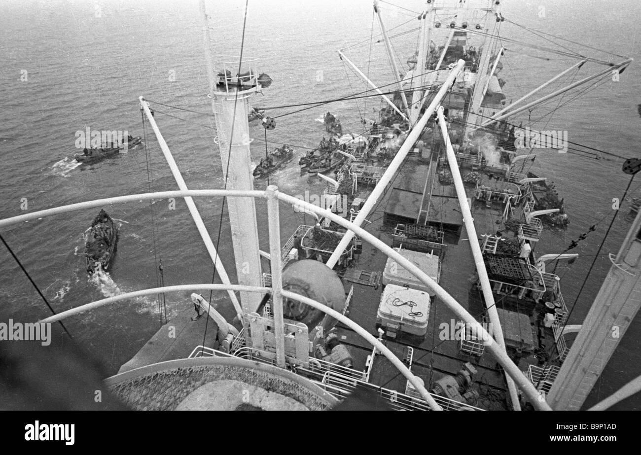 Alexander Obukhov floating factory Stock Photo - Alamy