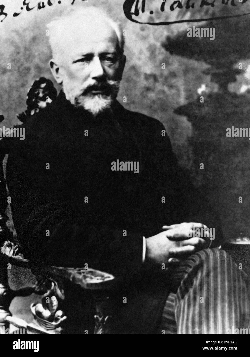 Russian composer Pyotr Tchaikovsky Stock Photo - Alamy