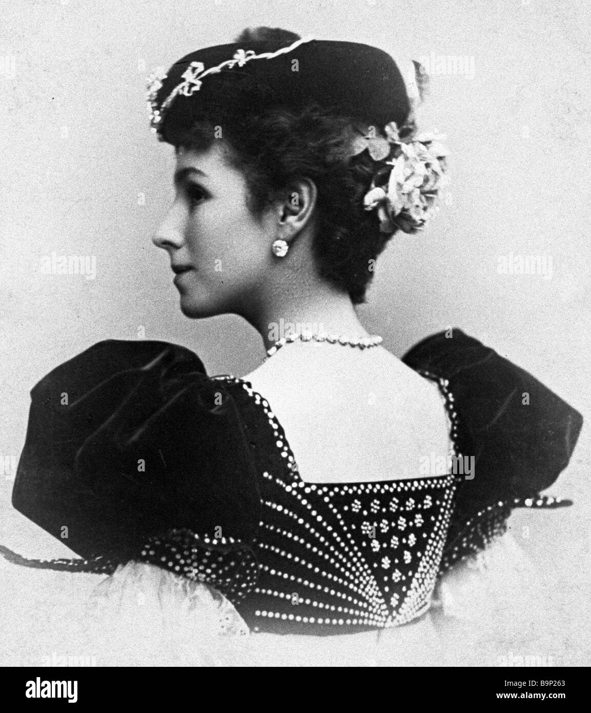 Matilda Kshesinskaya a soloist of the Mariinsky Opera House Stock Photo ...