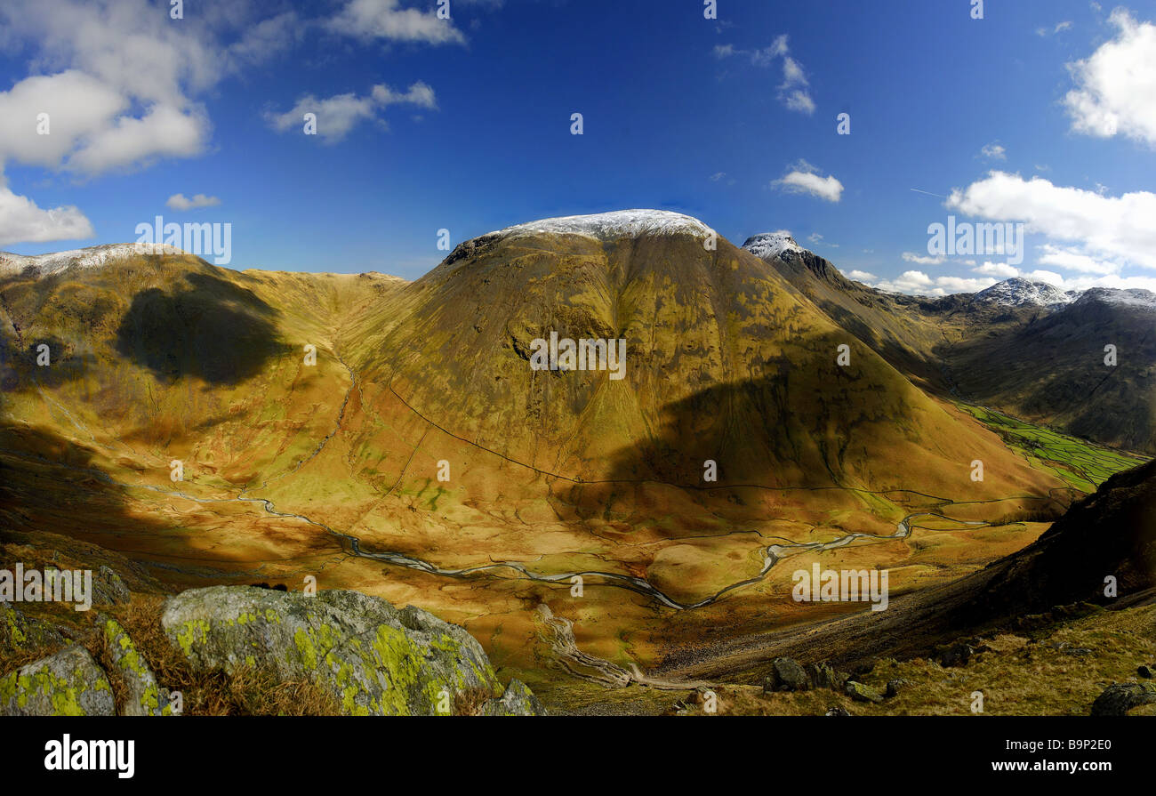 Kirk Fell from Dore Head Stock Photo - Alamy