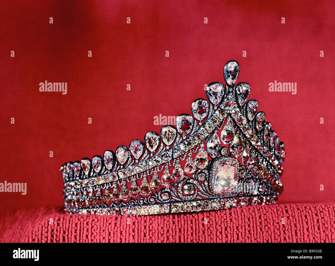 Diadem Gold silver diamonds Approximately 1810 Museums of the Moscow ...