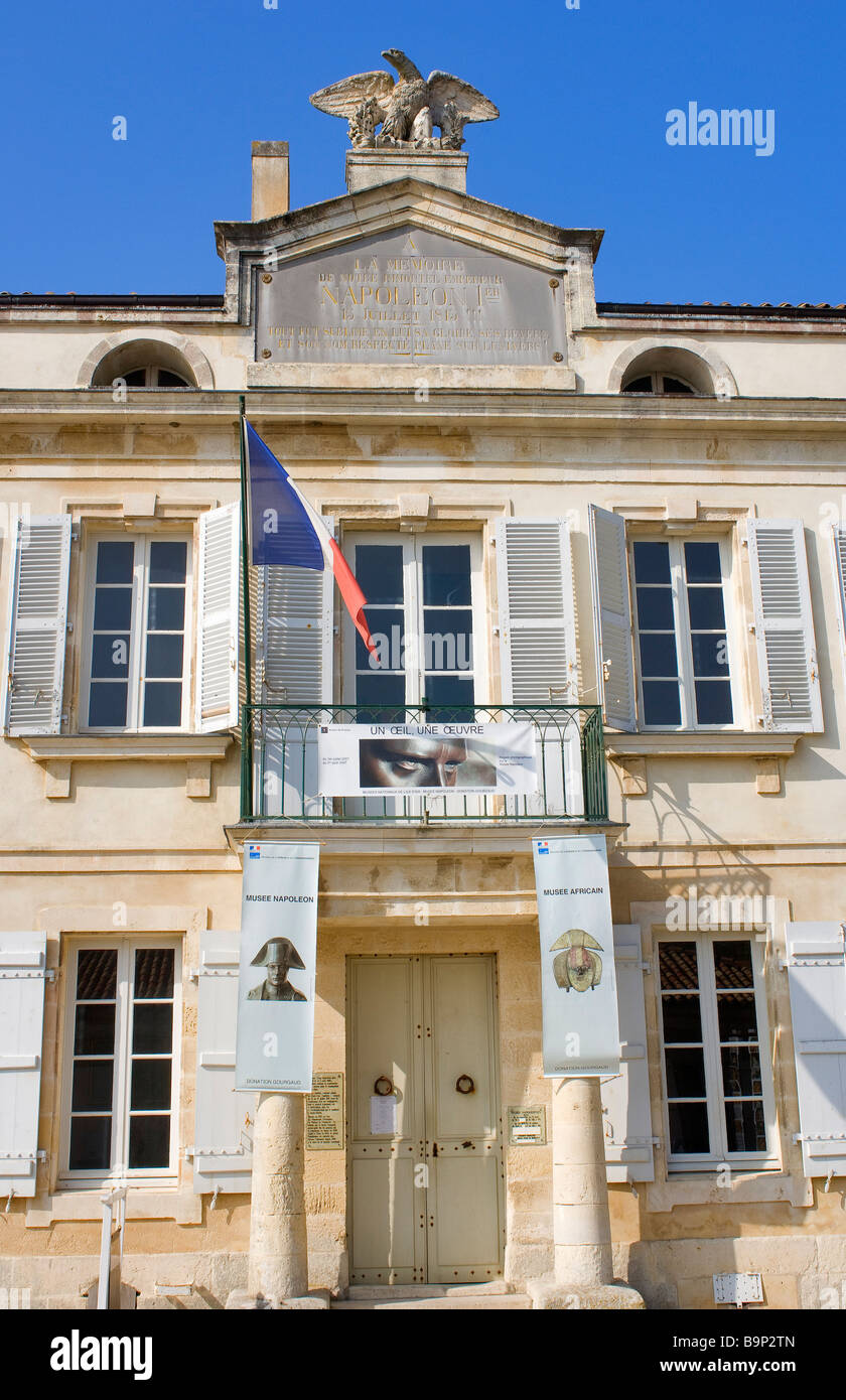 France, Charente Maritime, Ile d'Aix, burg, Musee Napoleonien ...