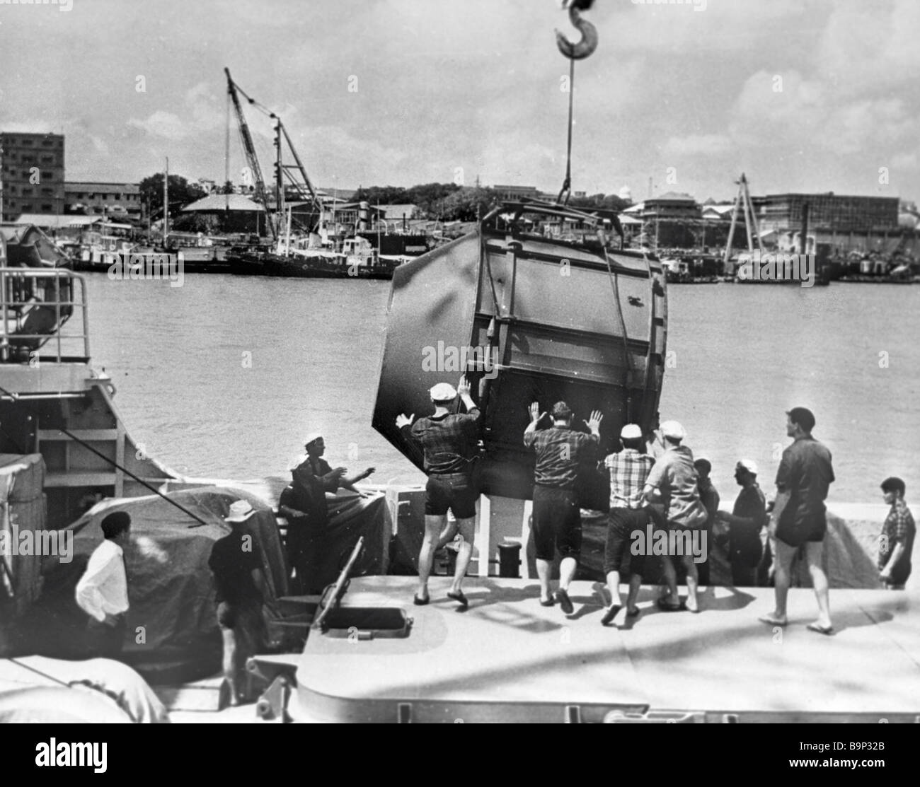 The Zond 5 unmanned space station on the Vasily Golovkin vessel Stock ...