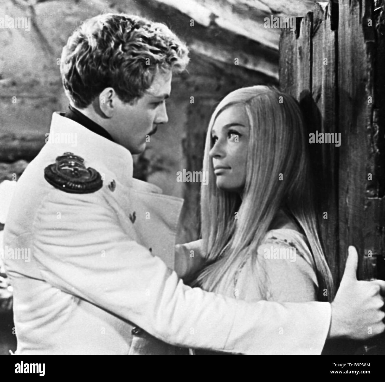 Actors Vladimir Ivashov as Pechorin and Svetlana Svetlichnaya as the ...