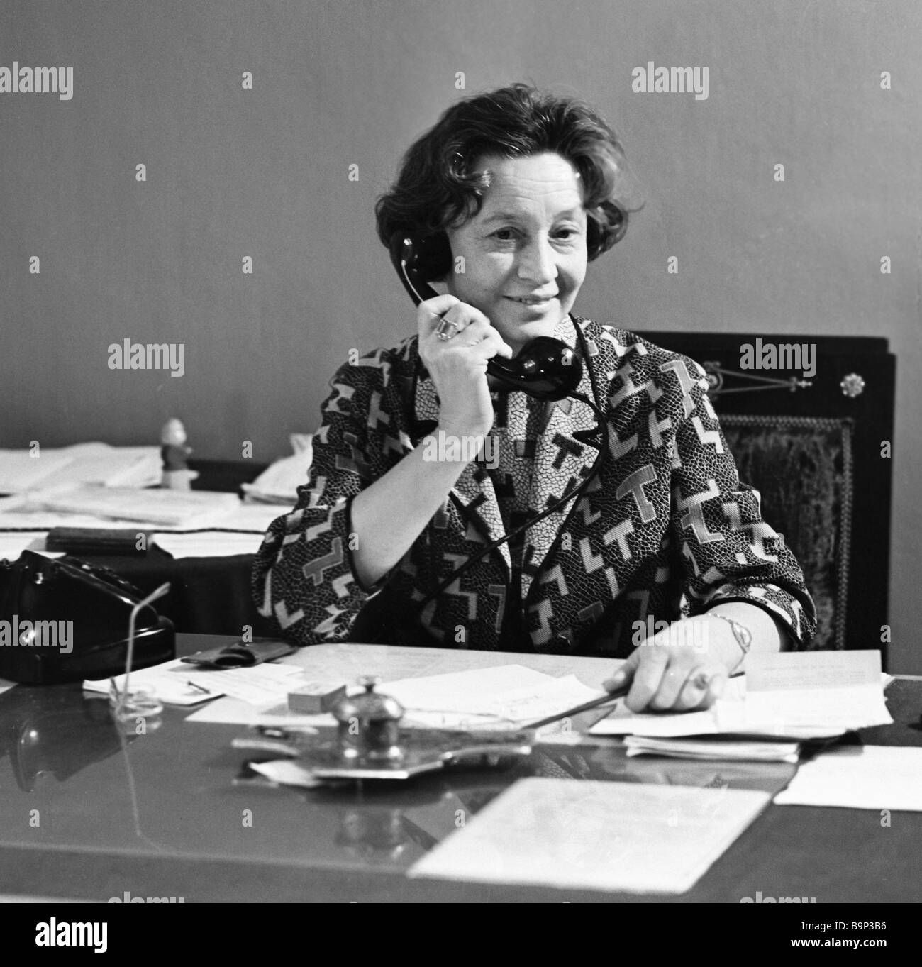 Angelina Stepanova Moscow Arts Theatre leading lady in a phone talk ...