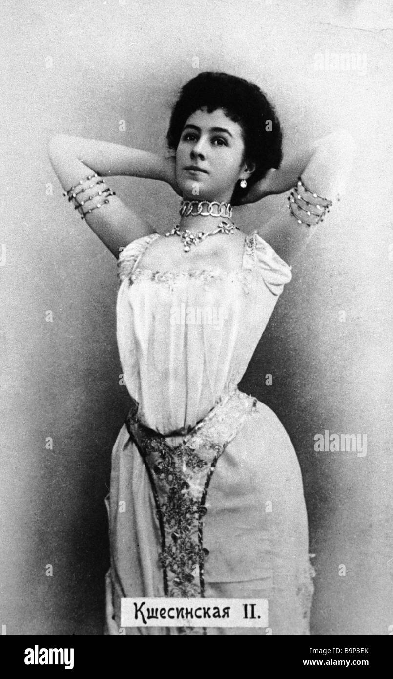 Matilda Kshesinskaya a prima ballerina at the Mariinsky Theater in the ...