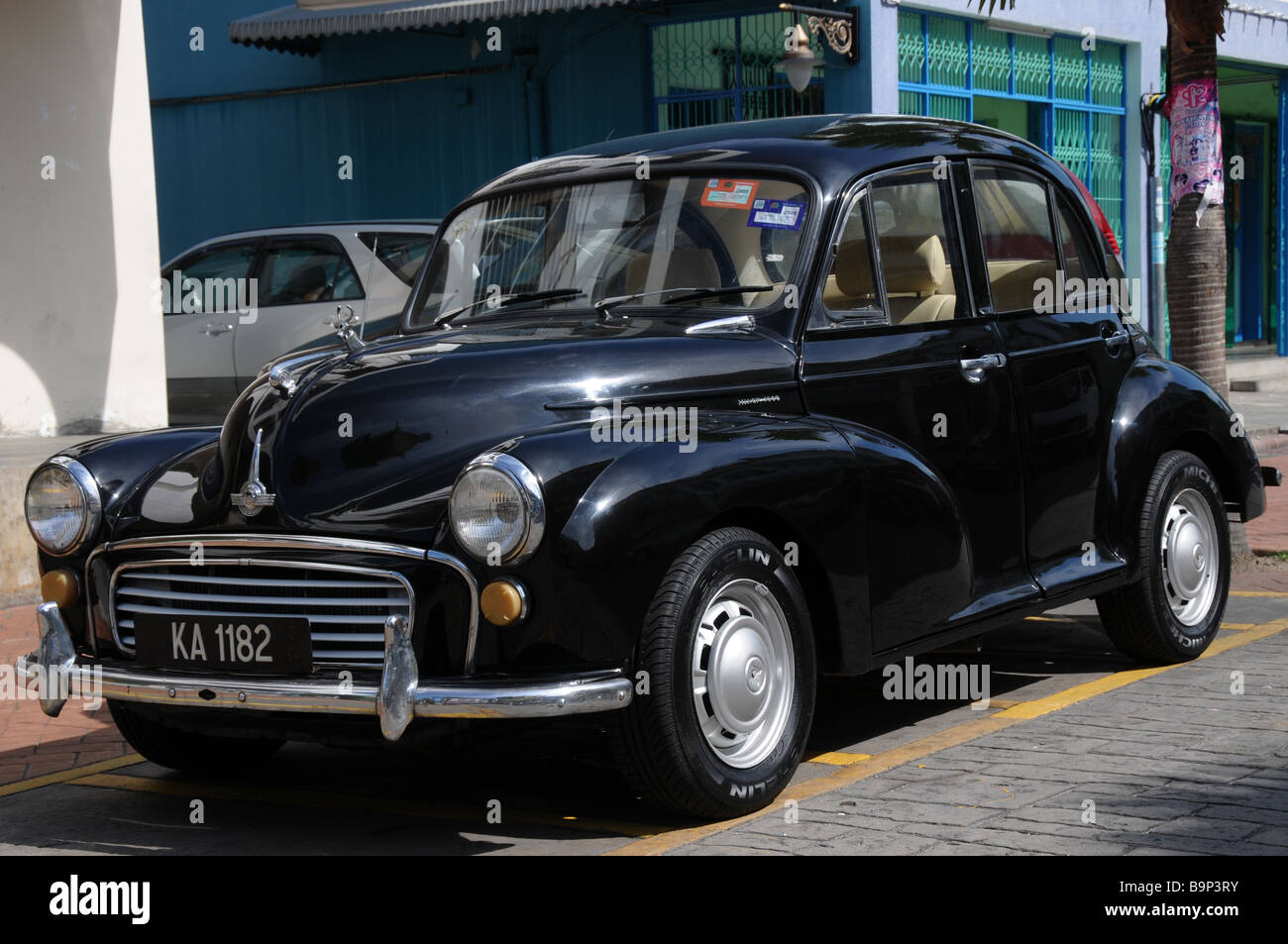 A beautiful example of a restored Morris 1000 in Georgetown, Penang ...