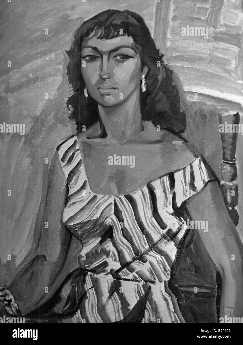 Armine Galents Paronyan The Portrait of a Girl Stock Photo - Alamy