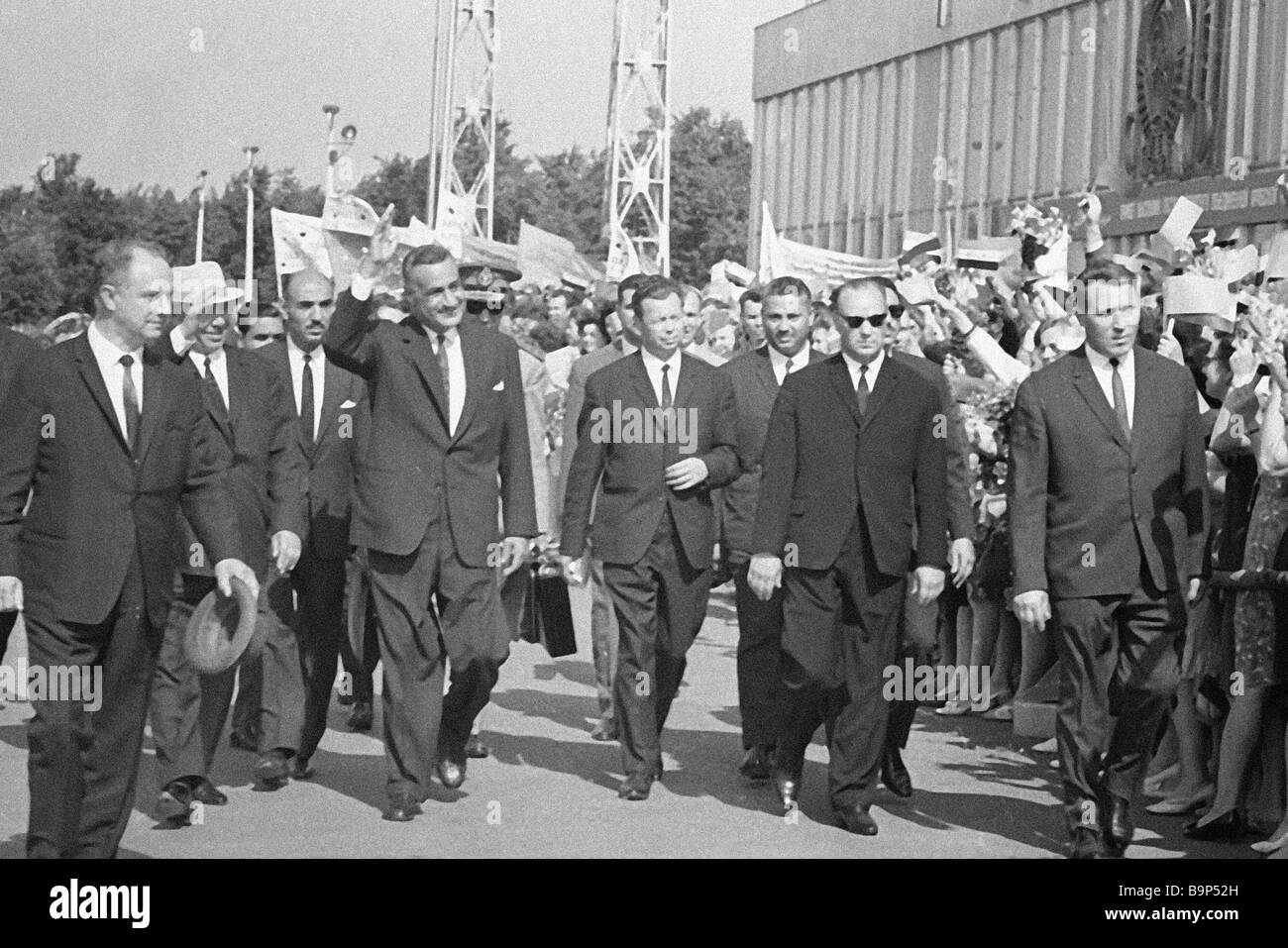 The Soviet Communist Party s Secretary General Nikita Khrushchev second ...