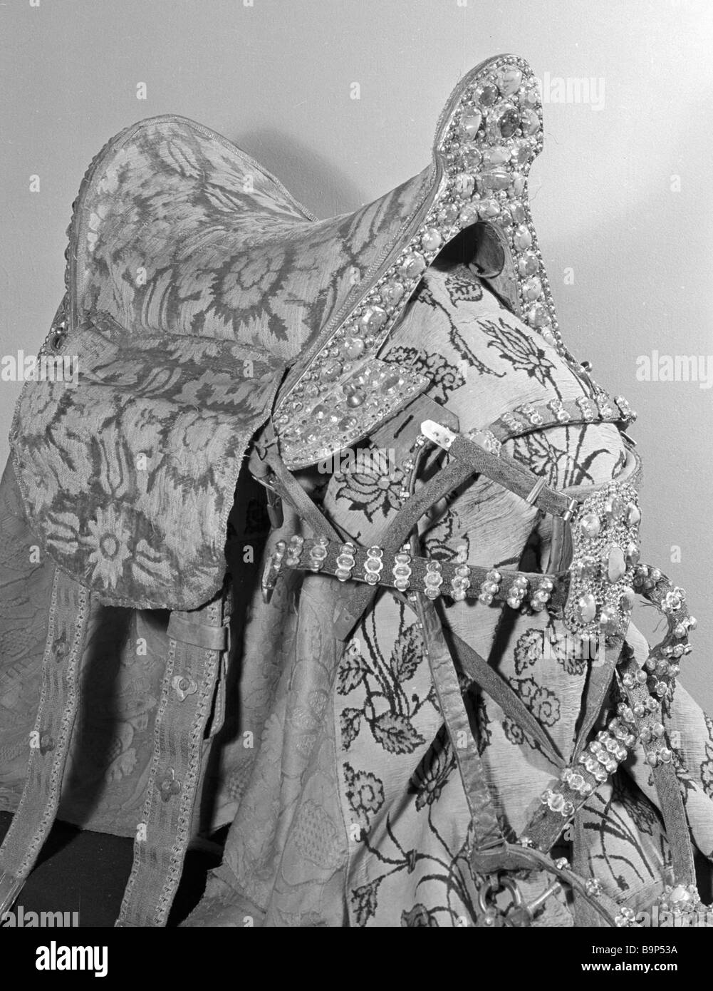 An Iranian saddle a gift of Shakh Abbas I to tsar Feodor from the ...