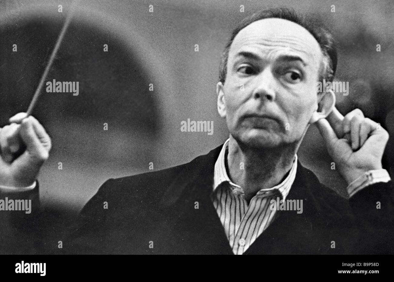 Conductor Igor Markevich Stock Photo - Alamy