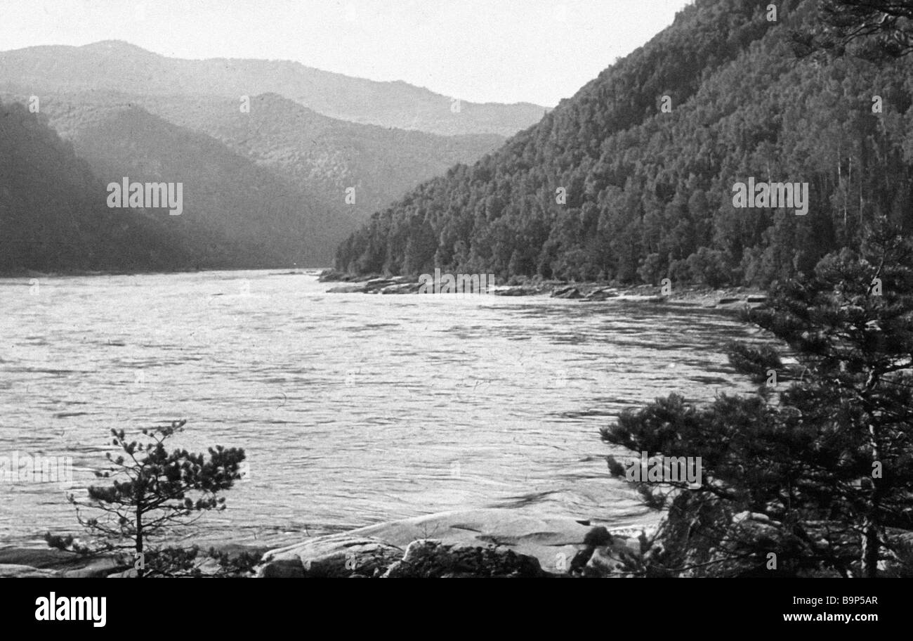 The Yenisei River Stock Photo Alamy The Yenisei River B9P5AR